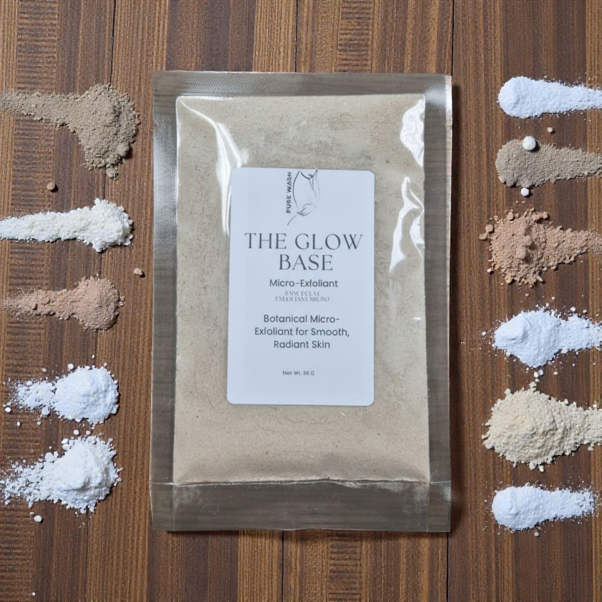 The Glow Base- Micro Exfoliant – Pure Wash